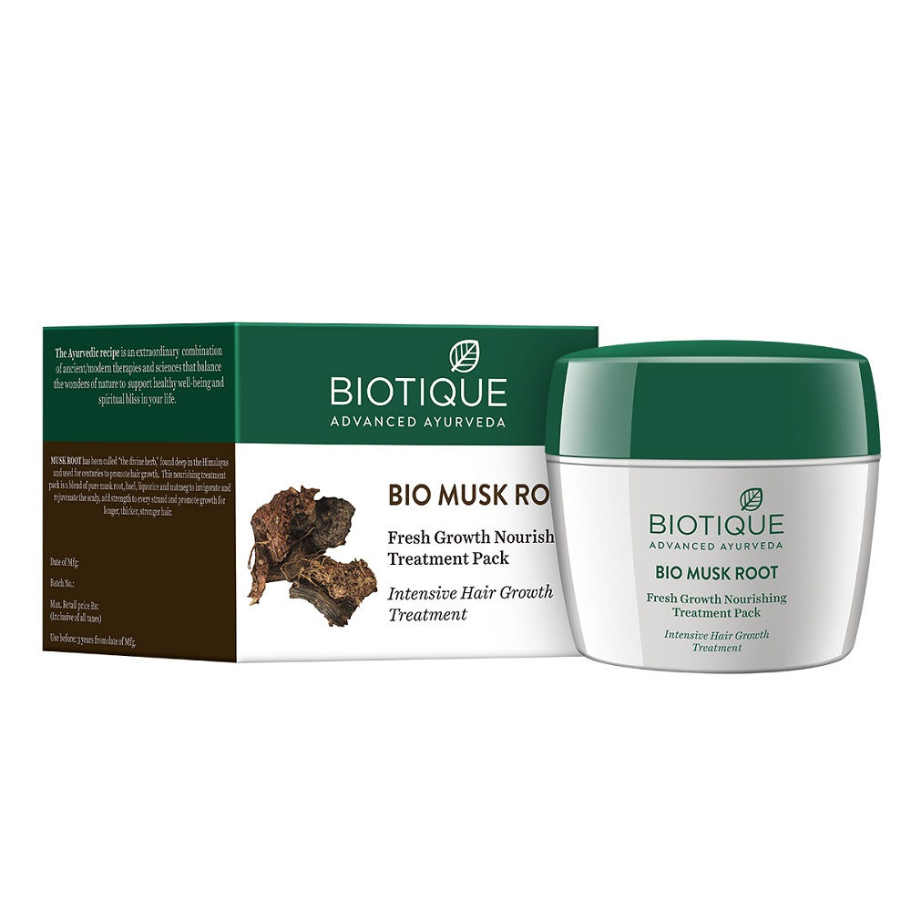 Biotique Bio Musk Root Fresh Growth Nourishing Treatment Pack - Cosmo ...