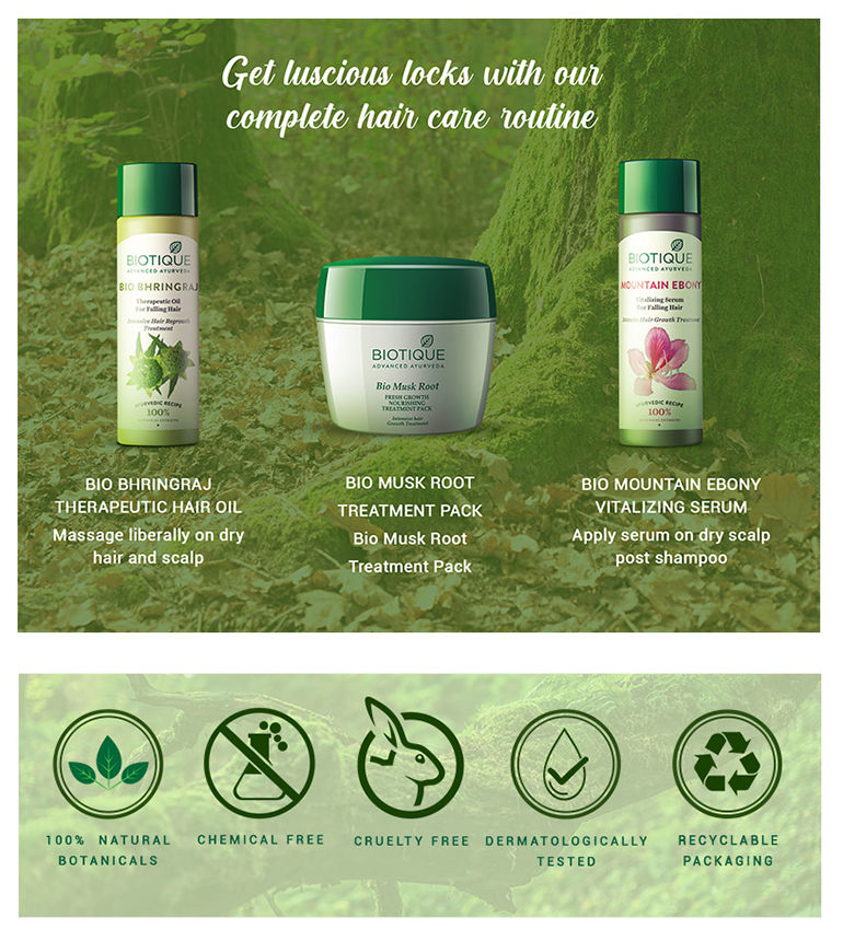 Biotique Bio Musk Root Fresh Growth Nourishing Treatment Pack - Cosmo ...